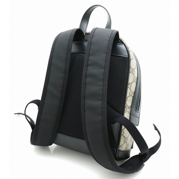 Gucci | Bags | Gucci Gg Tan Supreme Small Rucksack Black Backpack ...
